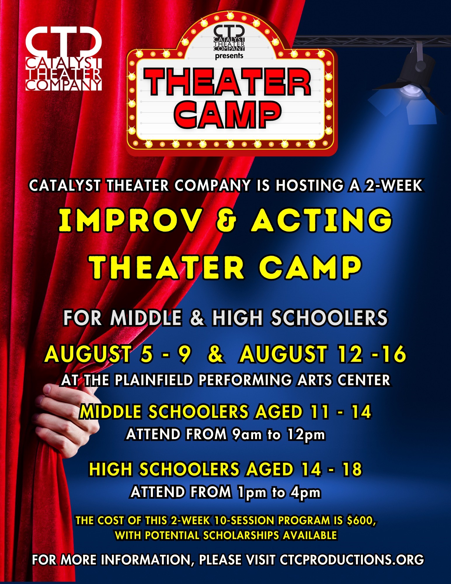 Catalyst Theater Company | One of the region’s favorite local theaters